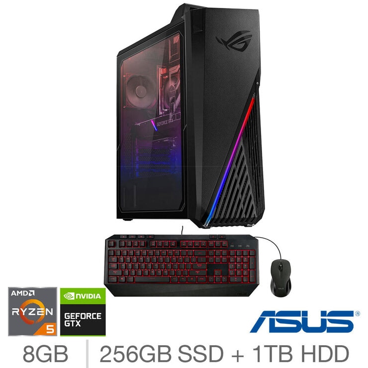 ASUS ROG Strix GA15, AMD Ryzen 5, 8GB RAM, 256GB SSD + 1TB HDD, NVIDIA ...