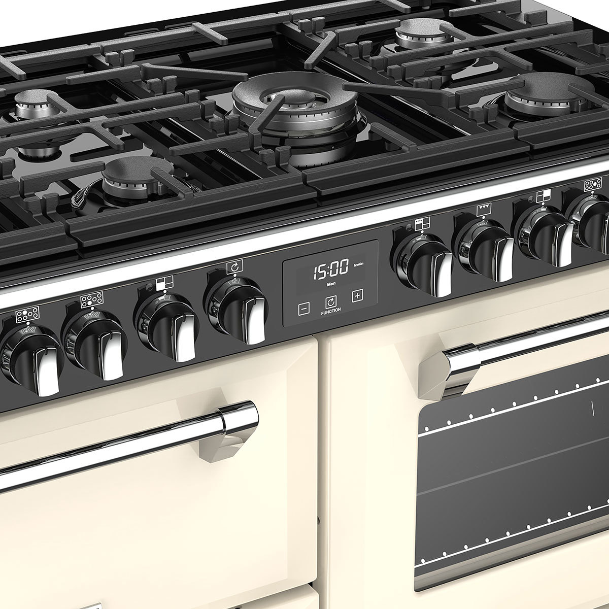 Stoves Richmond S1000DF, 100cm Dual Fuel Range Cooker A Rating in Cream ...