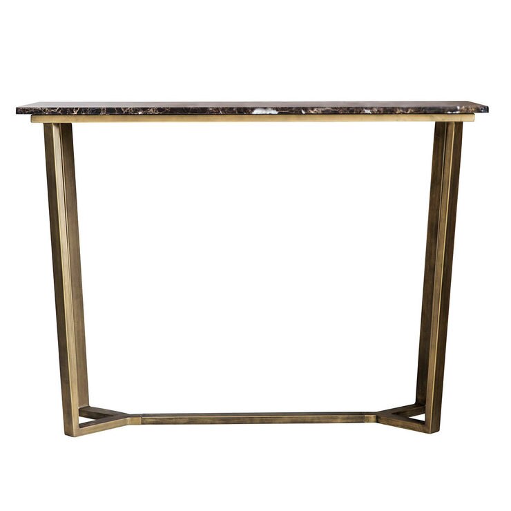 Emperor Brown Marble Console Table | Costco UK