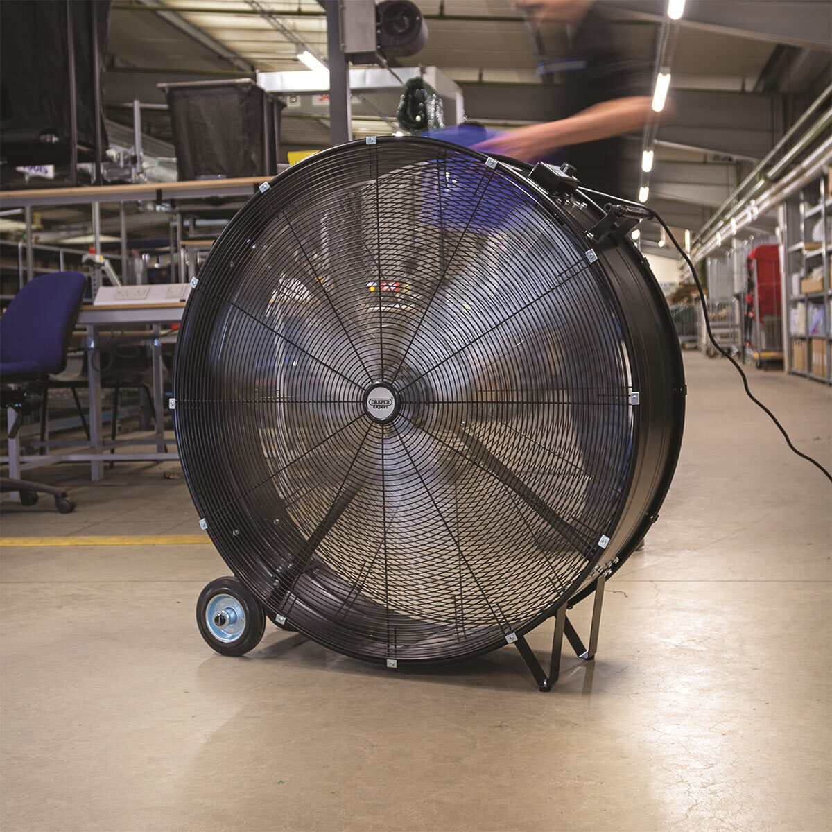 Draper 36 inch Industrial High Velocity Drum Fan | Costco UK