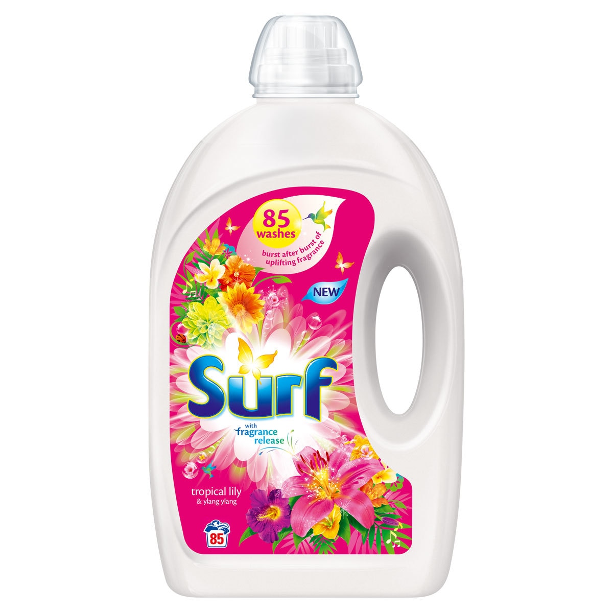 Surf Concentrated Laundry Liquid with Tropical Lily & Ylang Ylang, 3L