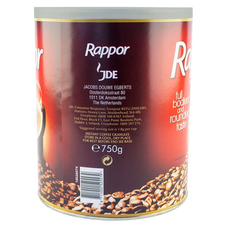 Rappor Instant Coffee Granules, 6 x 750g | Costco UK