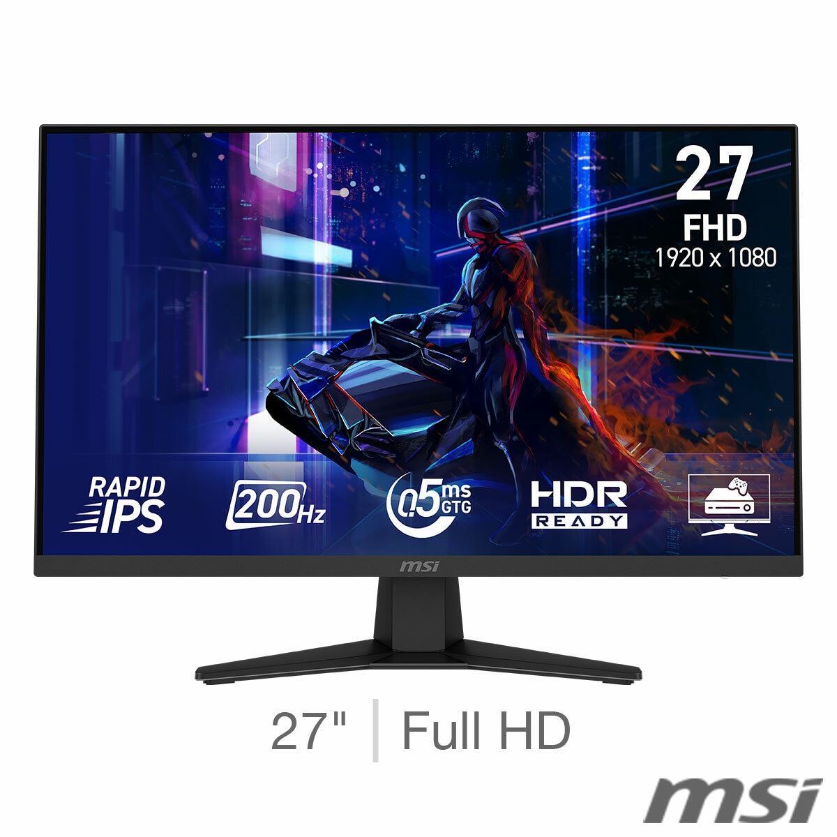 MSI MAG 274F 27 inch Full HD 200Hz IPS Gaming Monitor, 9S...