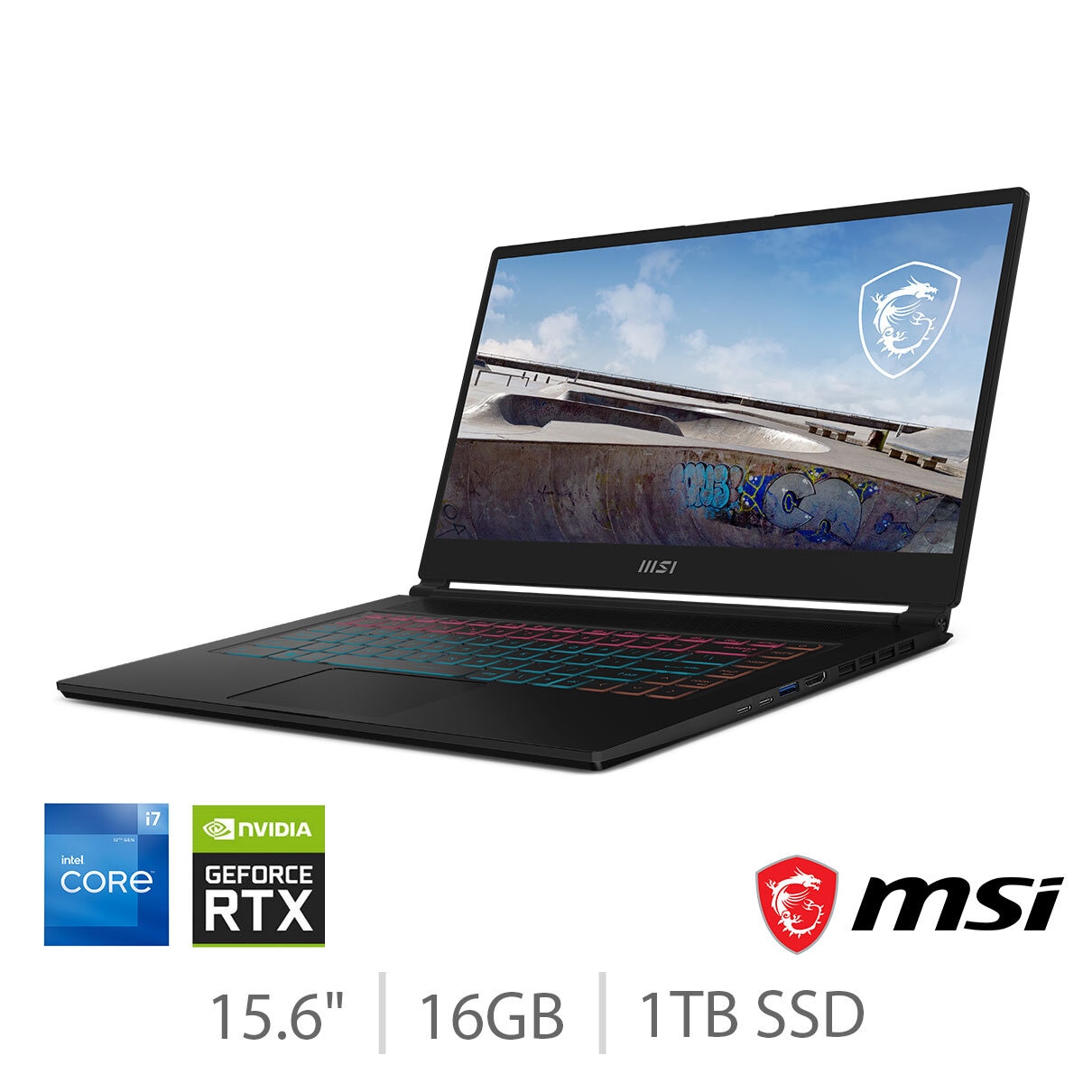 MSI Stealth 15M, Intel Core i7, 16GB RAM, 1TB SSD, NVIDIA...