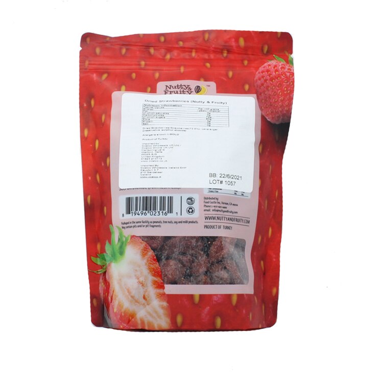 Nutty & Fruity Dried Strawberry Soft and Juicy, 512g | Costco UK