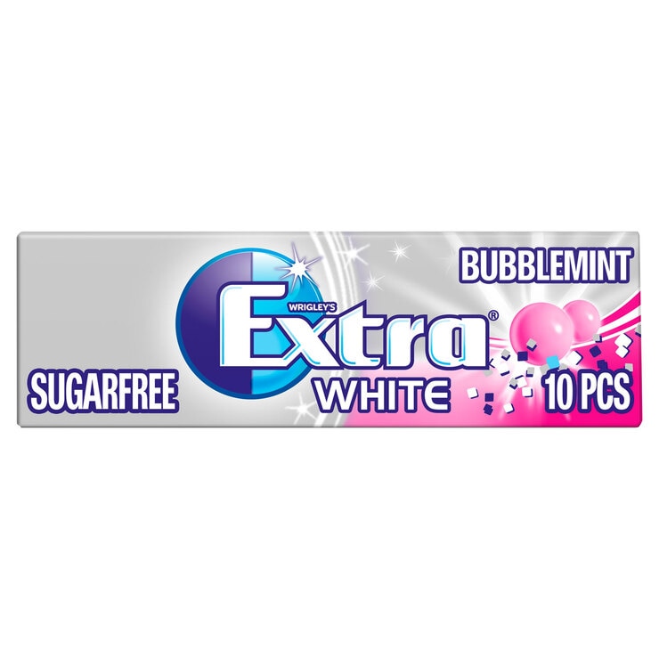 Wrigley's Extra White Bubblemint Chewing Gum, 30 x 10 Pack | Costco UK