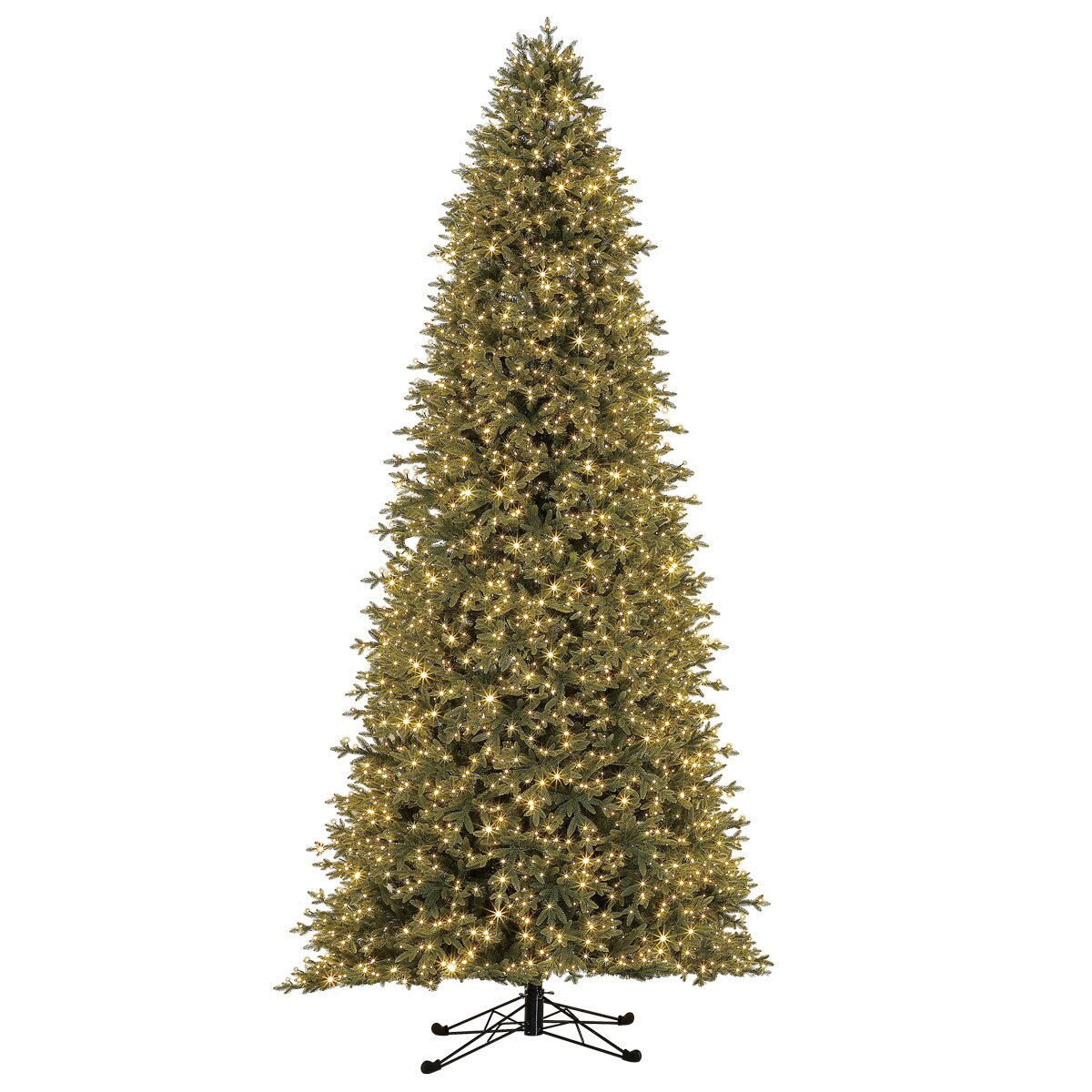 12ft (3.6m) Pre-Lit 4,430 Micro-Dot LED Dual Colour Artificial ...