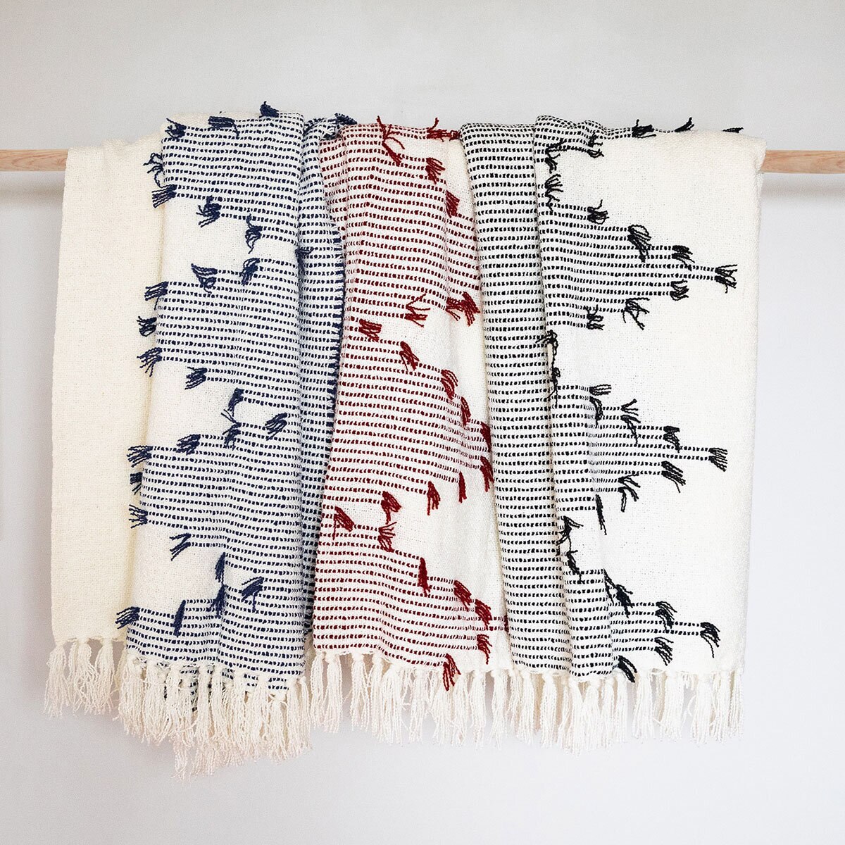 Revolution Home Boho Fringed Throw in 3 Colours 127 x 17...
