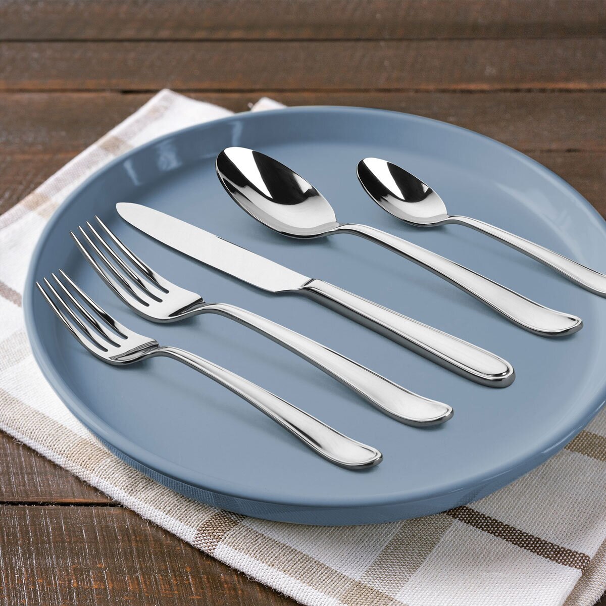 Melody 20 Piece Stainless Steel Cutlery Set Costco UK