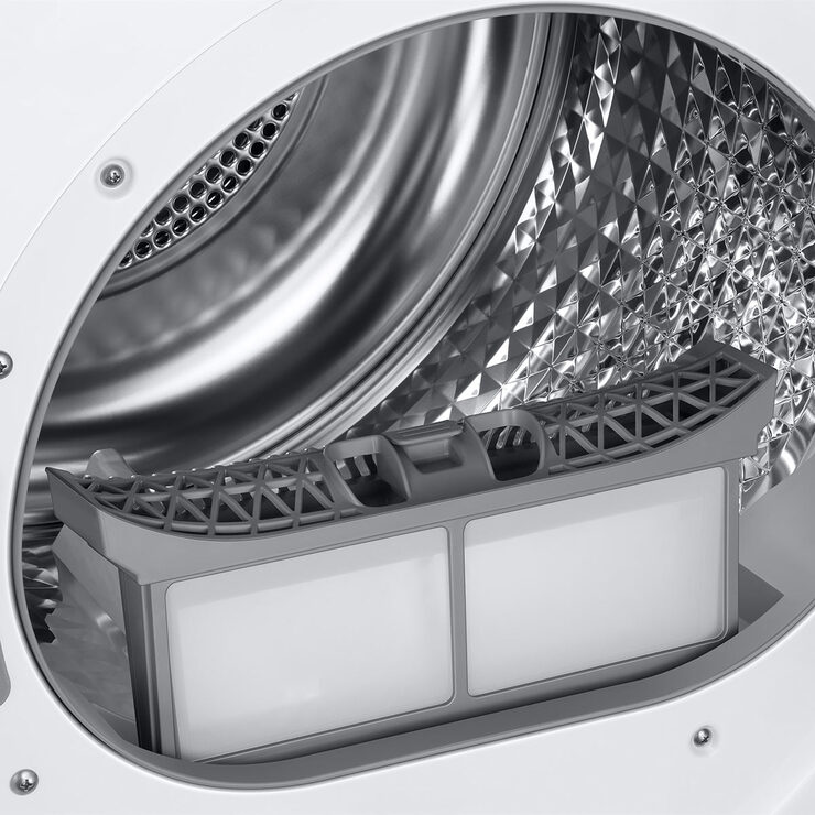 Samsung Series 9 DV90T8240SH/S1, 9kg, Heat Pump Tumble Dryer, A ...