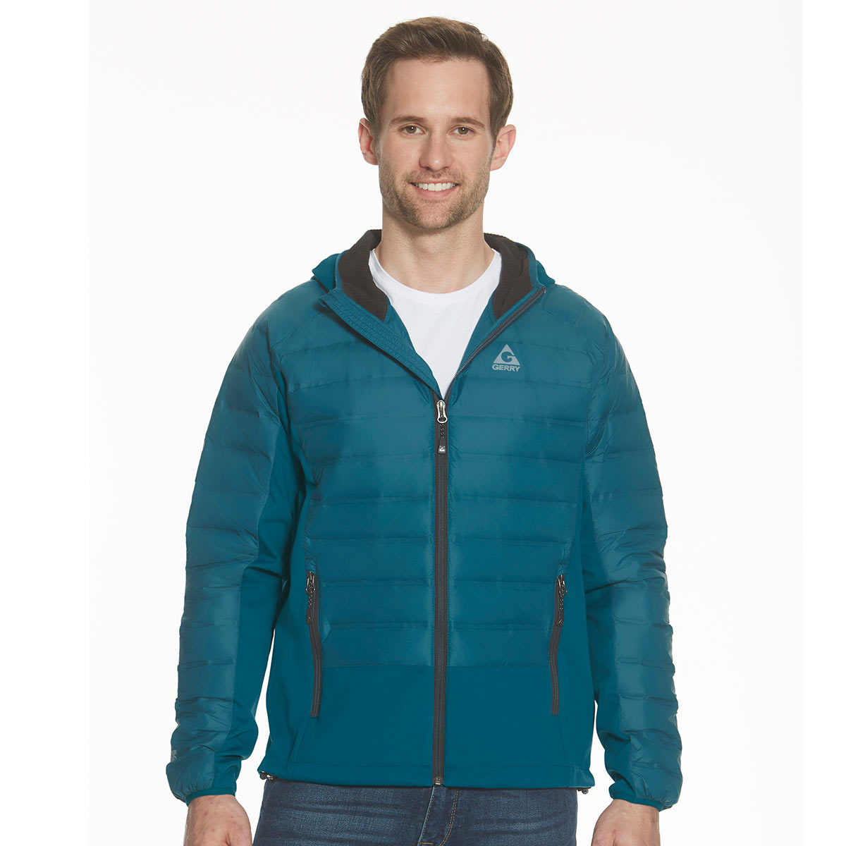 Gerry Men's Hybrid Down Jacket in 3 Colours and 5 Sizes | Costco UK
