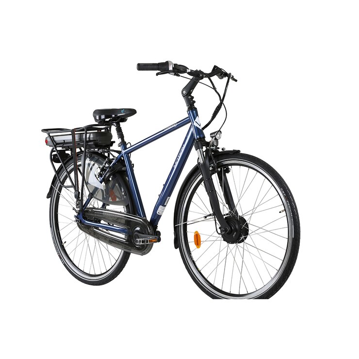 Vitesse Motion Mens Hybrid 54cm Frame E-Bike in Dark Blue | Costco UK