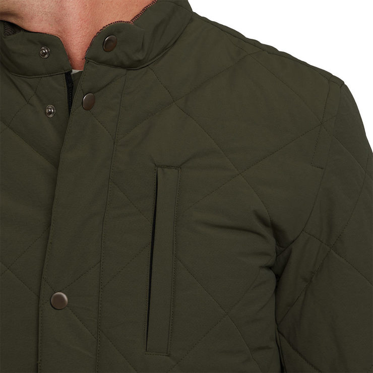 Orvis Men's Quilted Jacket in Green, Medium | Costco UK