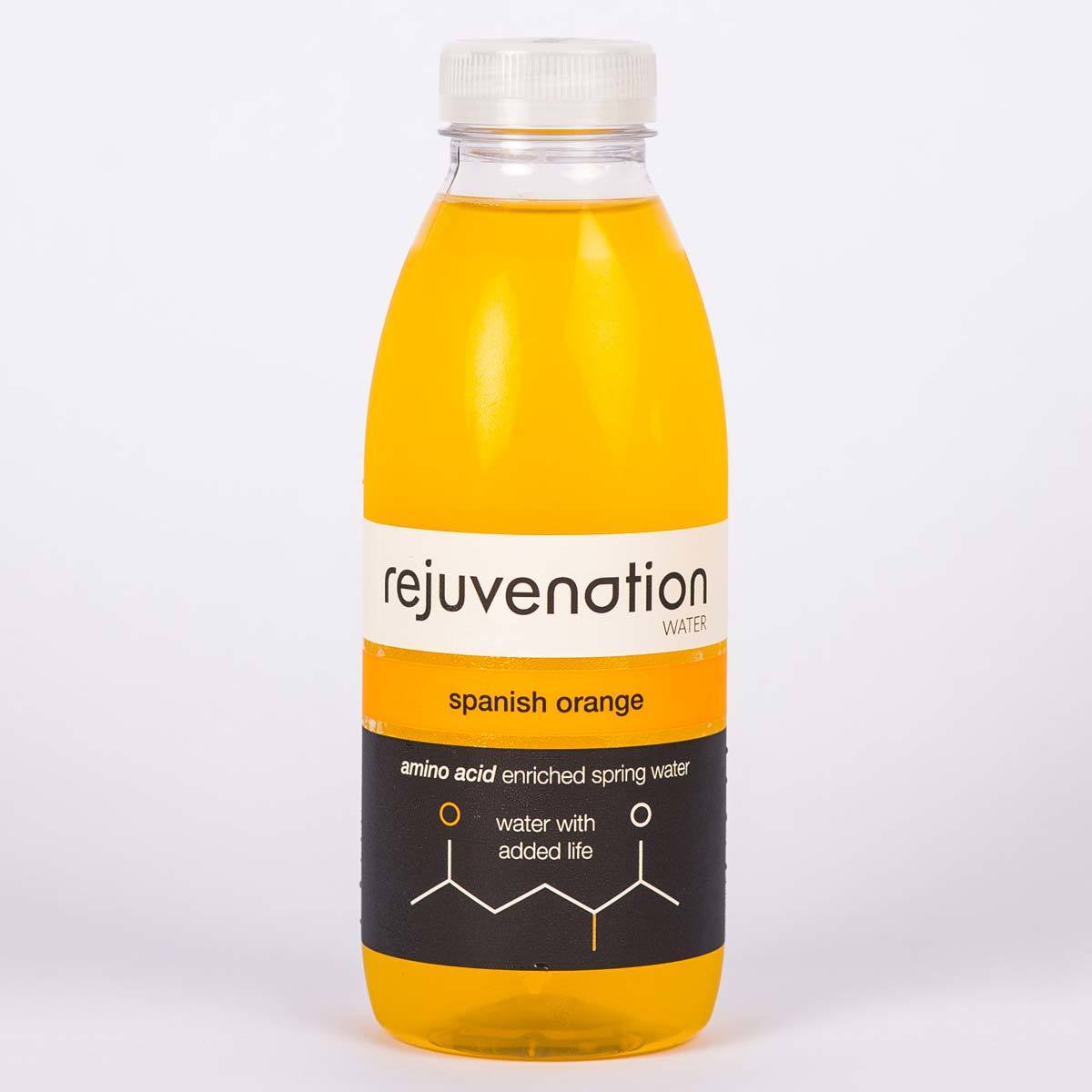 Rejuvenation Water Spanish Orange Amino Acid Enriched Spring Water, 12 ...