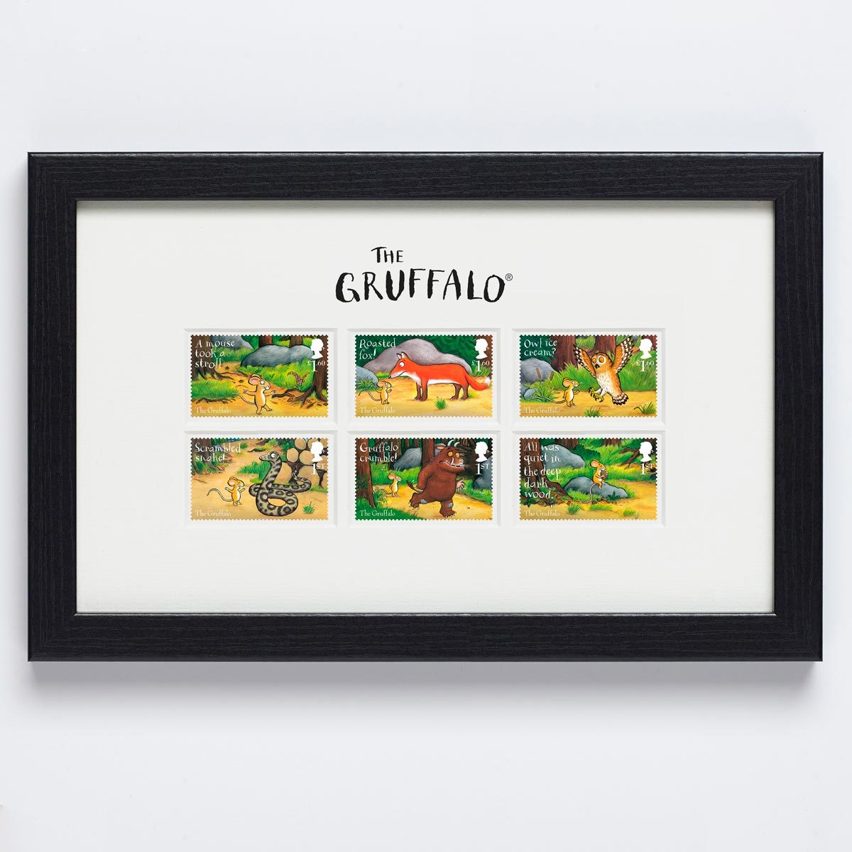 Gruffalo Framed Royal Mail® Collectable Stamps - Stamp Set | Costco UK