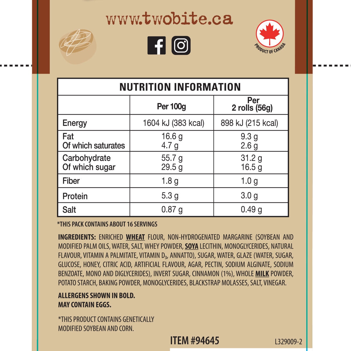 Cinnamon Buns Pillsbury Mini Cinnamon Rolls Nutrition Facts | Besto ...