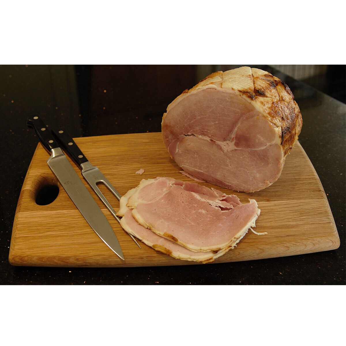 Lane Farm Suffolk Cooked Ham with Honey & Mustard Glaze, 2kg (Serves 20 ...