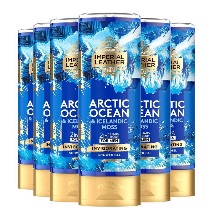 Imperial Leather Arctic Ocean 2in1 Shower Gel, 6 x 500ml | Costco UK