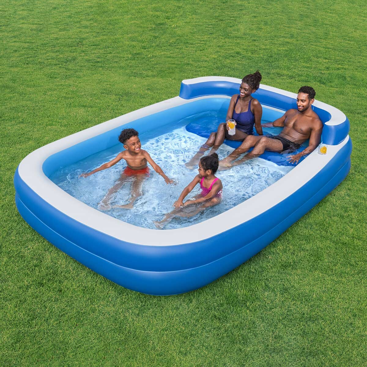 Inflatable Pool With Seats Paddling Pools Swimming Pools For Kids