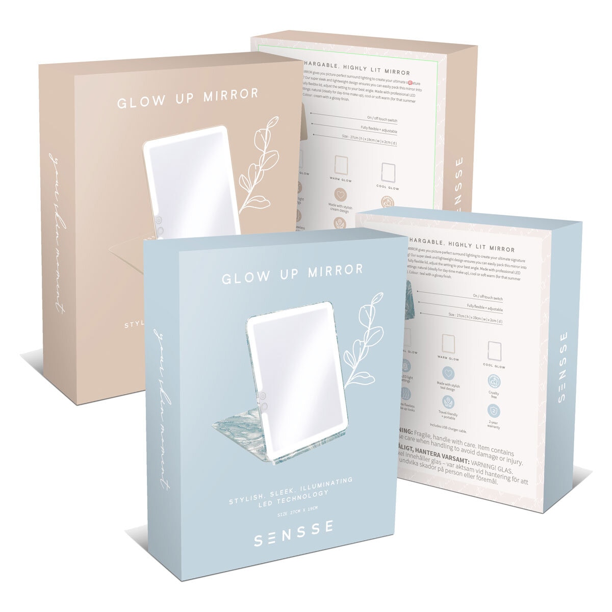 Sensse LED Mirror with USB Port | Costco UK