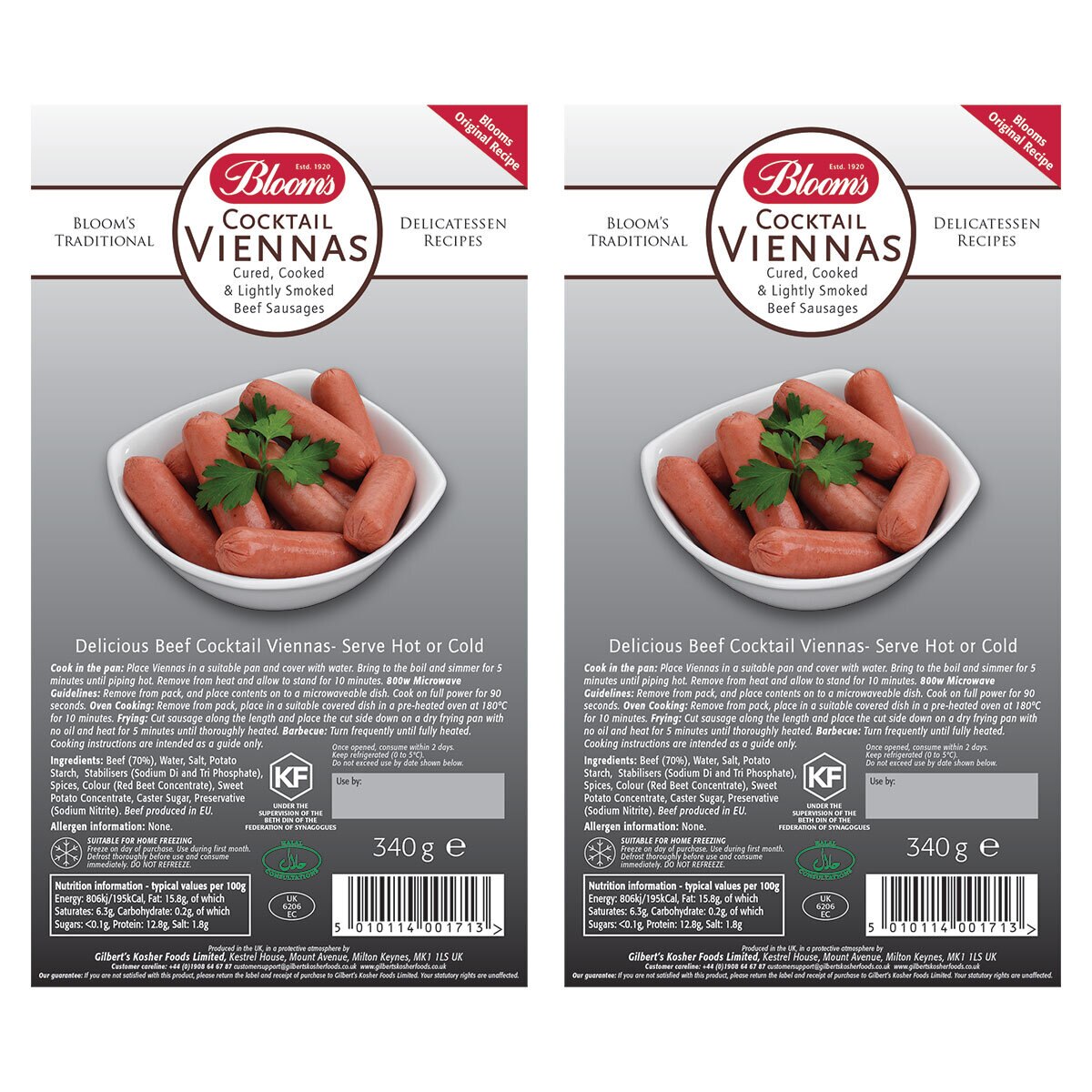 Blooms Cocktail Viennas, 2 x 340g |Costco UK | Costco UK