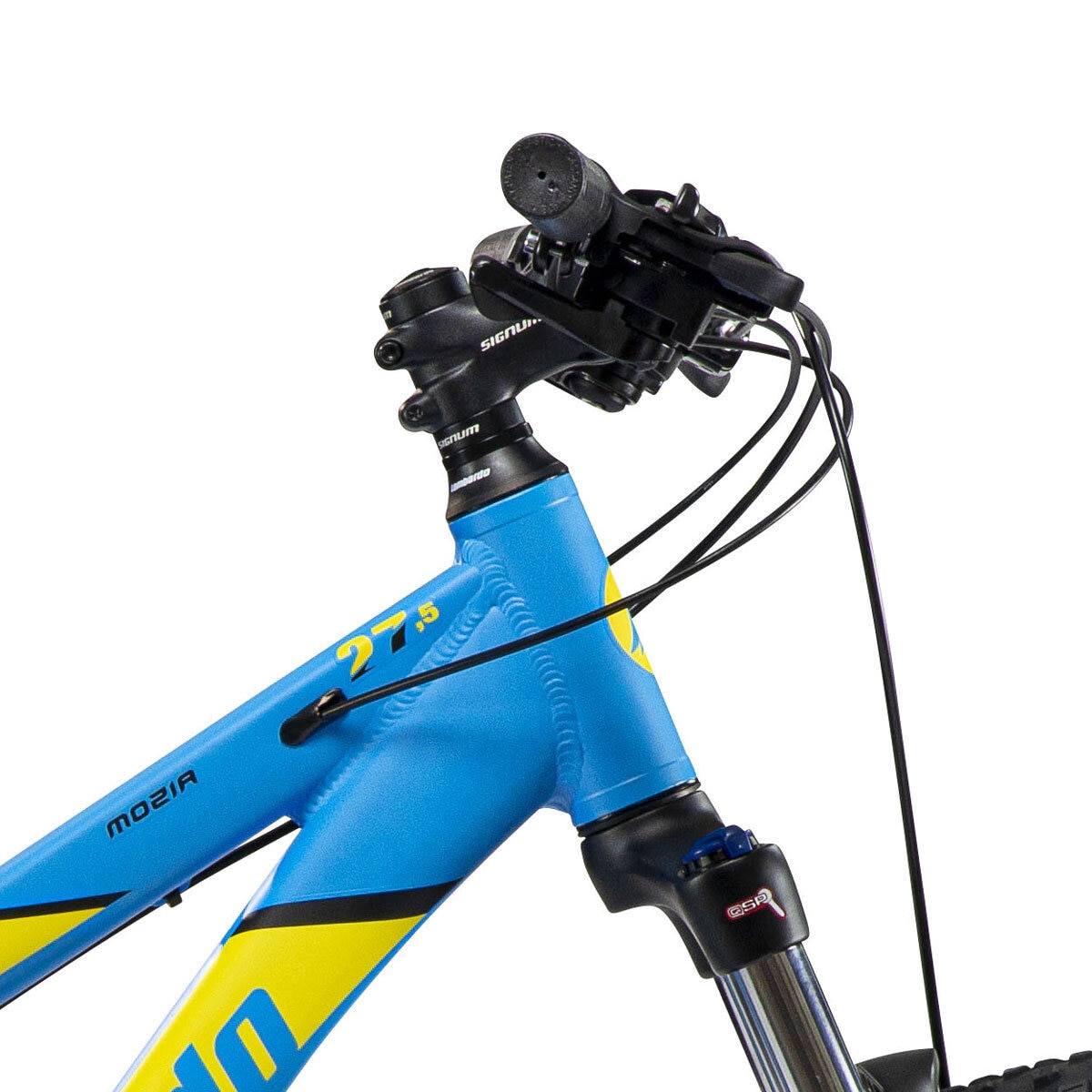 Lombardo Mozia 15" (40cm) Mountain Bike in Blue/Yellow | Costco UK
