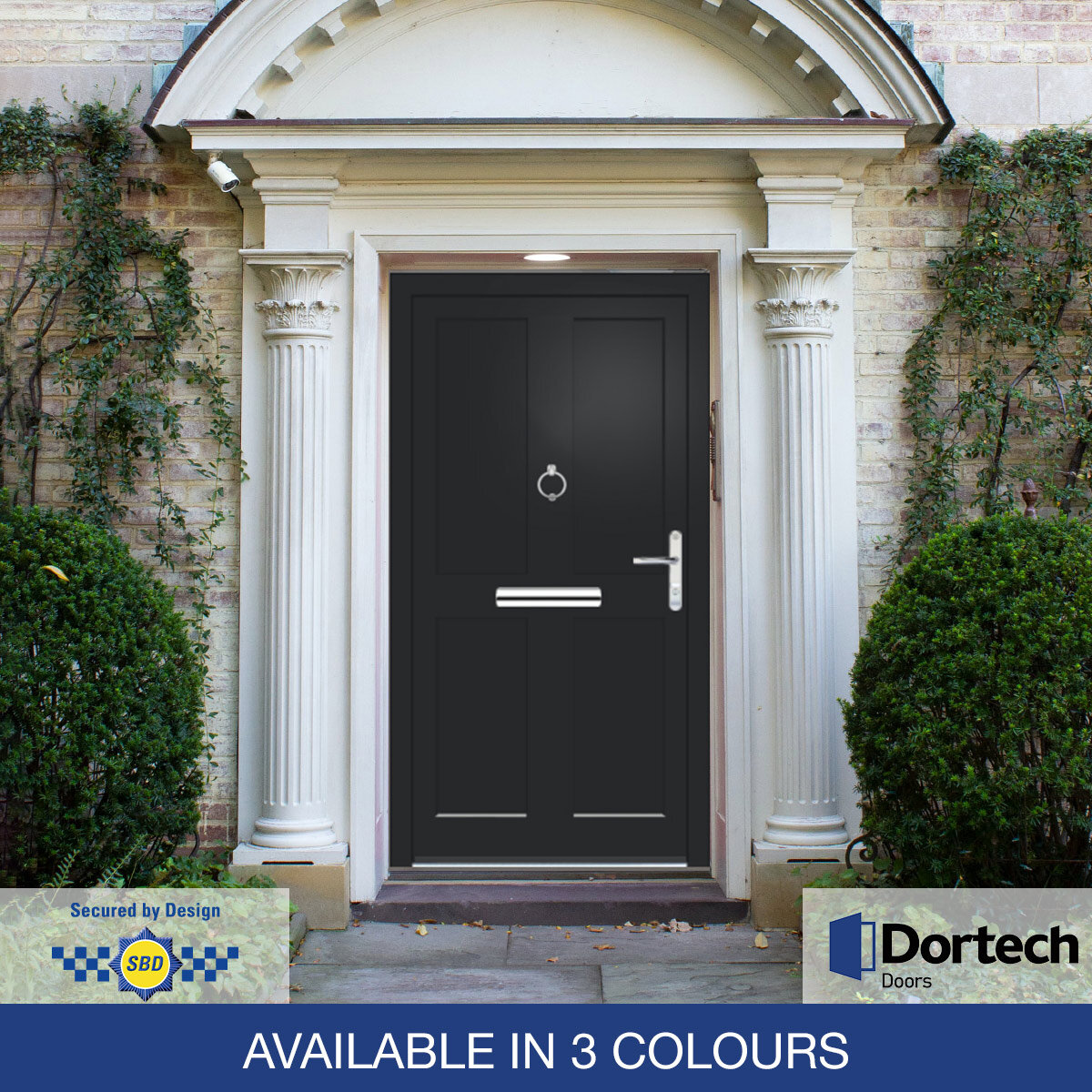 Dortech Beverley Installed Aluminium Front Door with Leve...