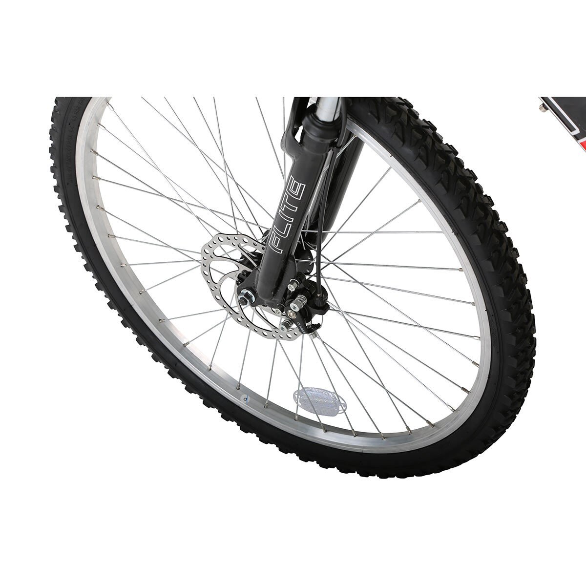 Flite Phaser 18" (45.7cm) Dual Suspension Bike in Black/Red | Costco UK