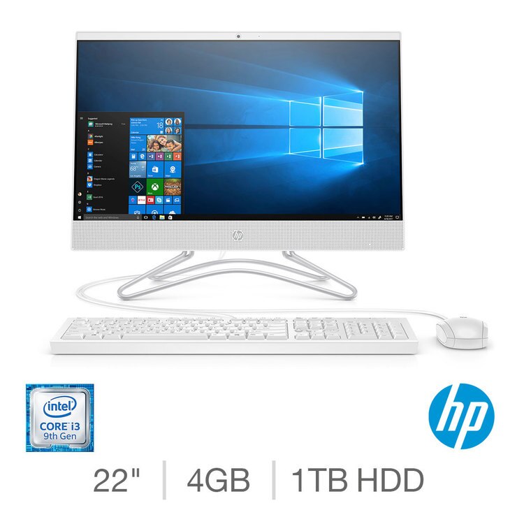 HP, Intel Core i3, 4GB RAM, 1TB HDD, 22 inch, All in One Desktop PC, 22 ...