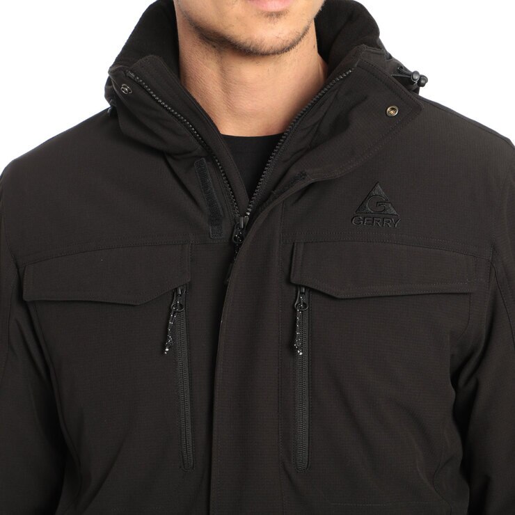 Gerry Men's Nimbus Tech Jacket in Black | Costco UK
