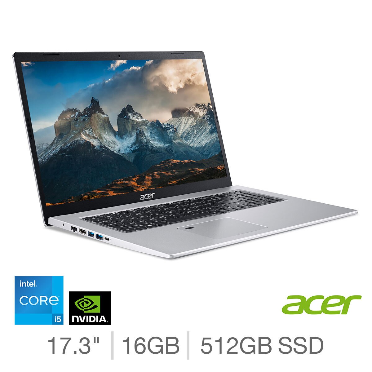 Acer Aspire 5, Intel Core i5, 16GB RAM, 512GB SSD, NVIDIA...