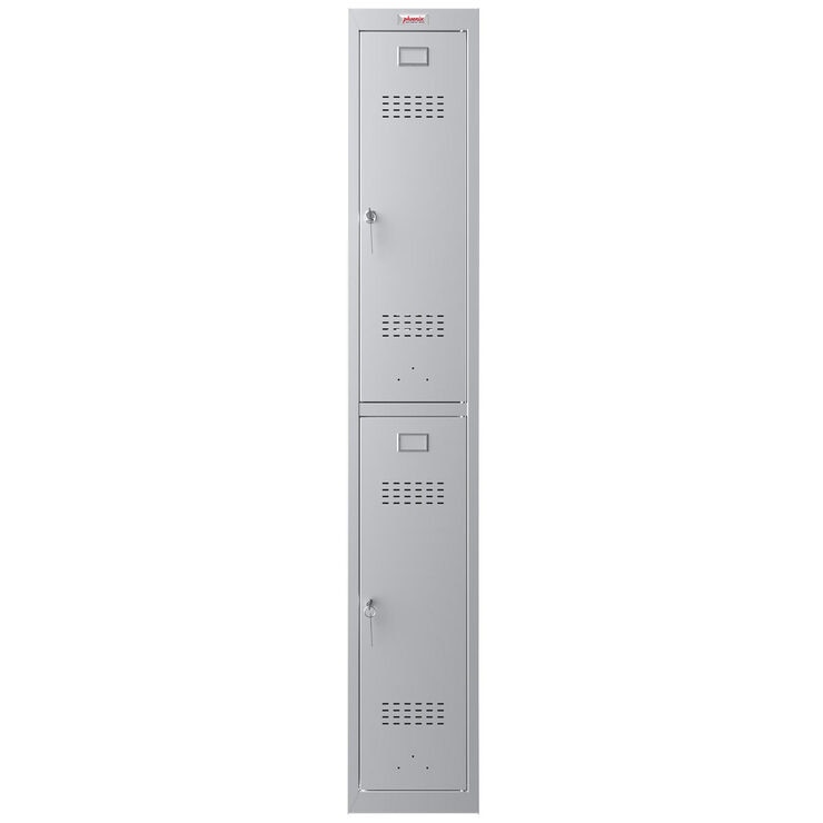 Phoenix PL Series PL1230GGK 1 Column 2 Door Locker with Key in Grey ...