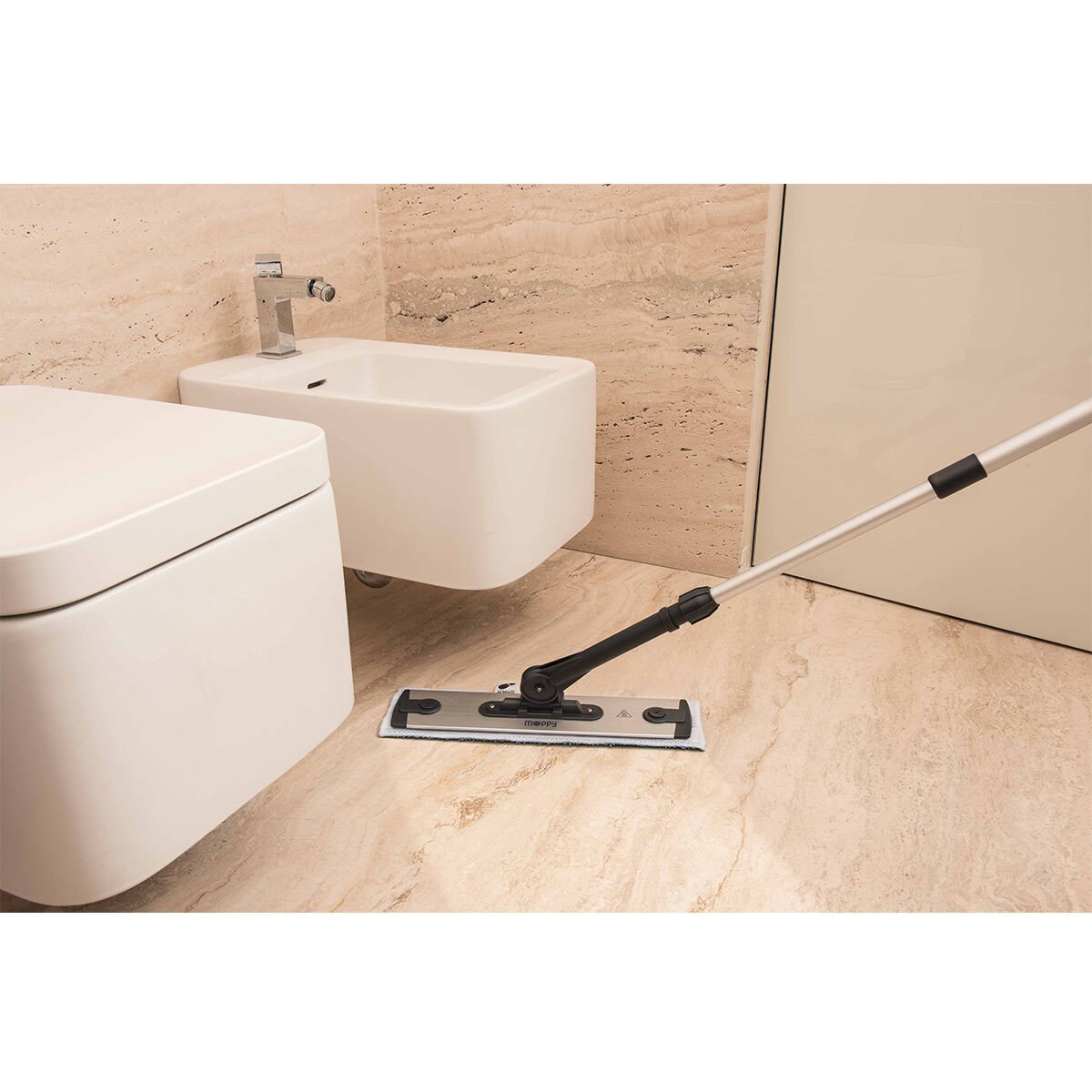 Polti Moppy Cordless Floor Cleaner with Steam - Red | Costco UK