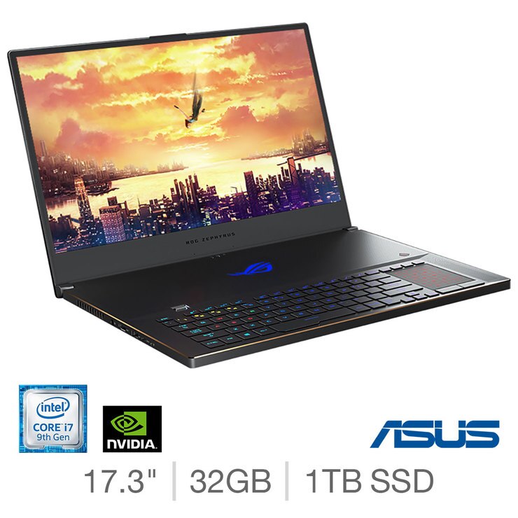 ASUS ROG, Intel Core i7, 32GB RAM, 1TB SSD, NVIDIA GeForce RTX 2070, 17 ...