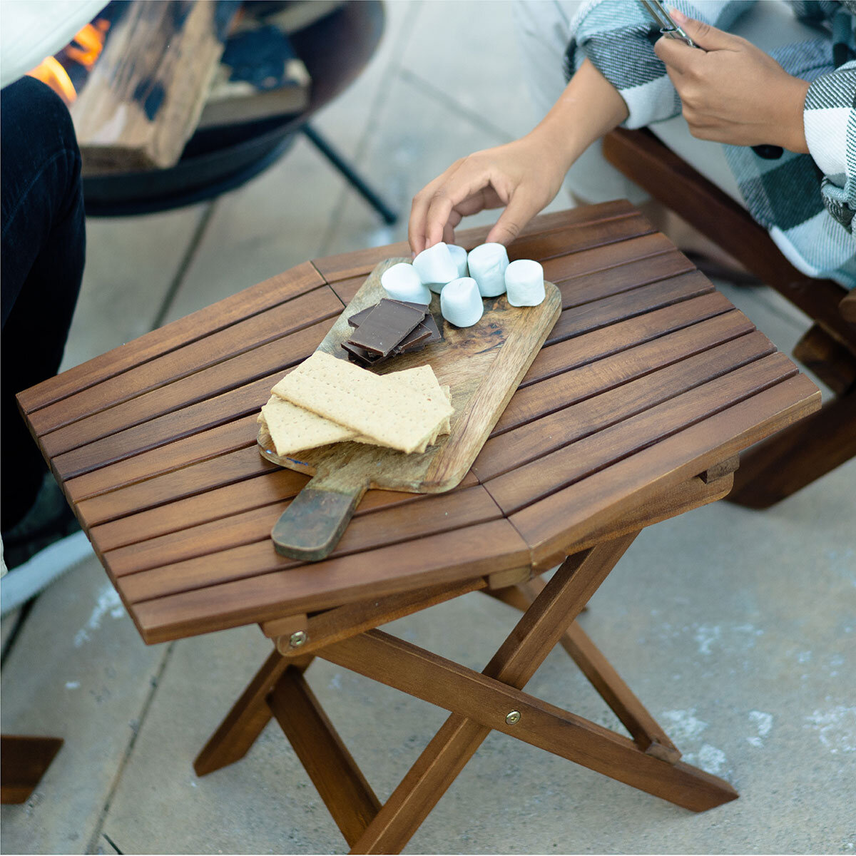 CleverMade Wood Tamarack Table | Costco UK