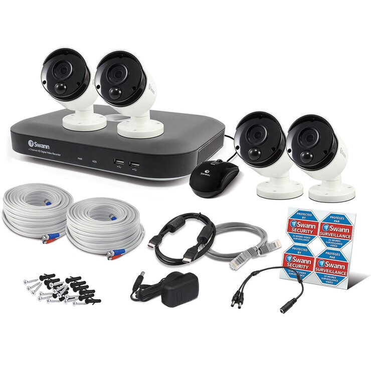 Swann DVR4-4980 5MP 4 Channel Digital Video Recorder with 4 x 5MP ...