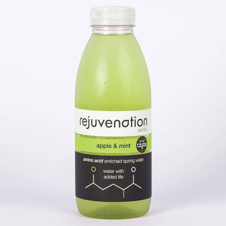 Rejuvenation Water Apple & Mint Amino Acid Enriched Spring Water, 12 x ...
