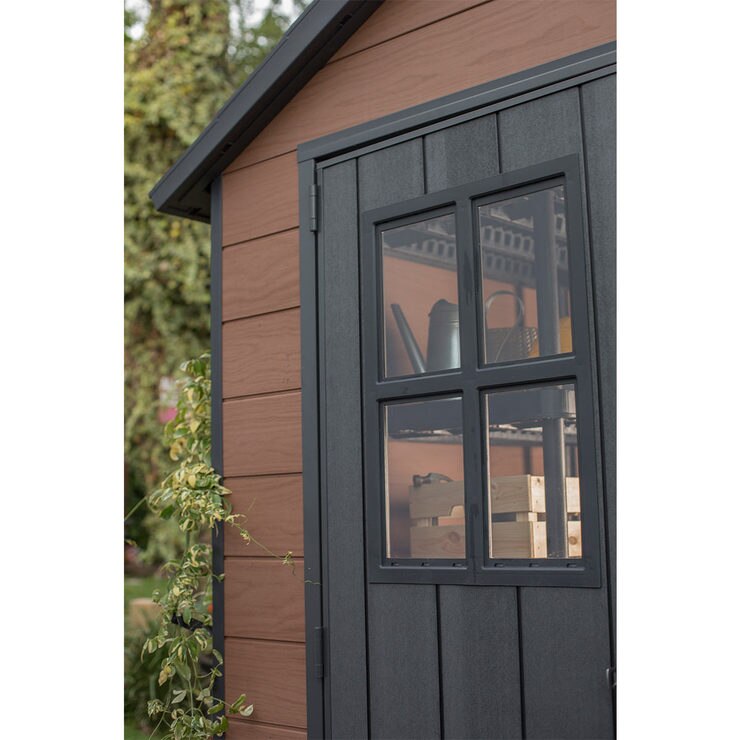 Keter Newton 7ft 6" x 7ft 4" (2.3 x 2.2m) Shed | Costco UK