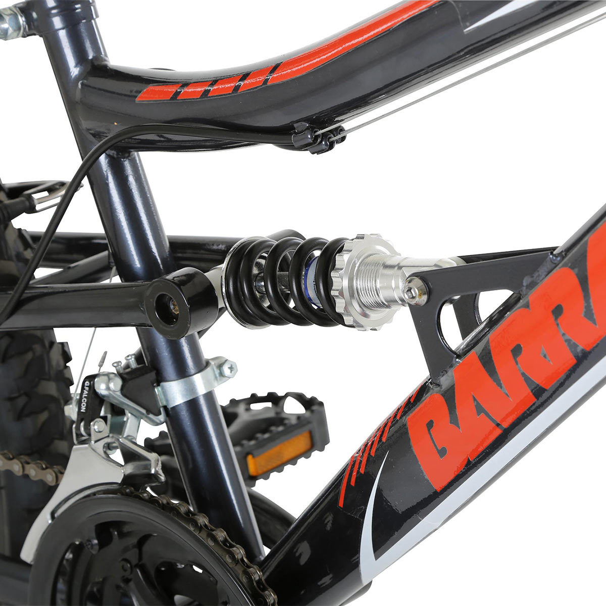 Barracuda 24" (60.9 cm) Draco DS Mountain Bike, Black/Red | Costco UK