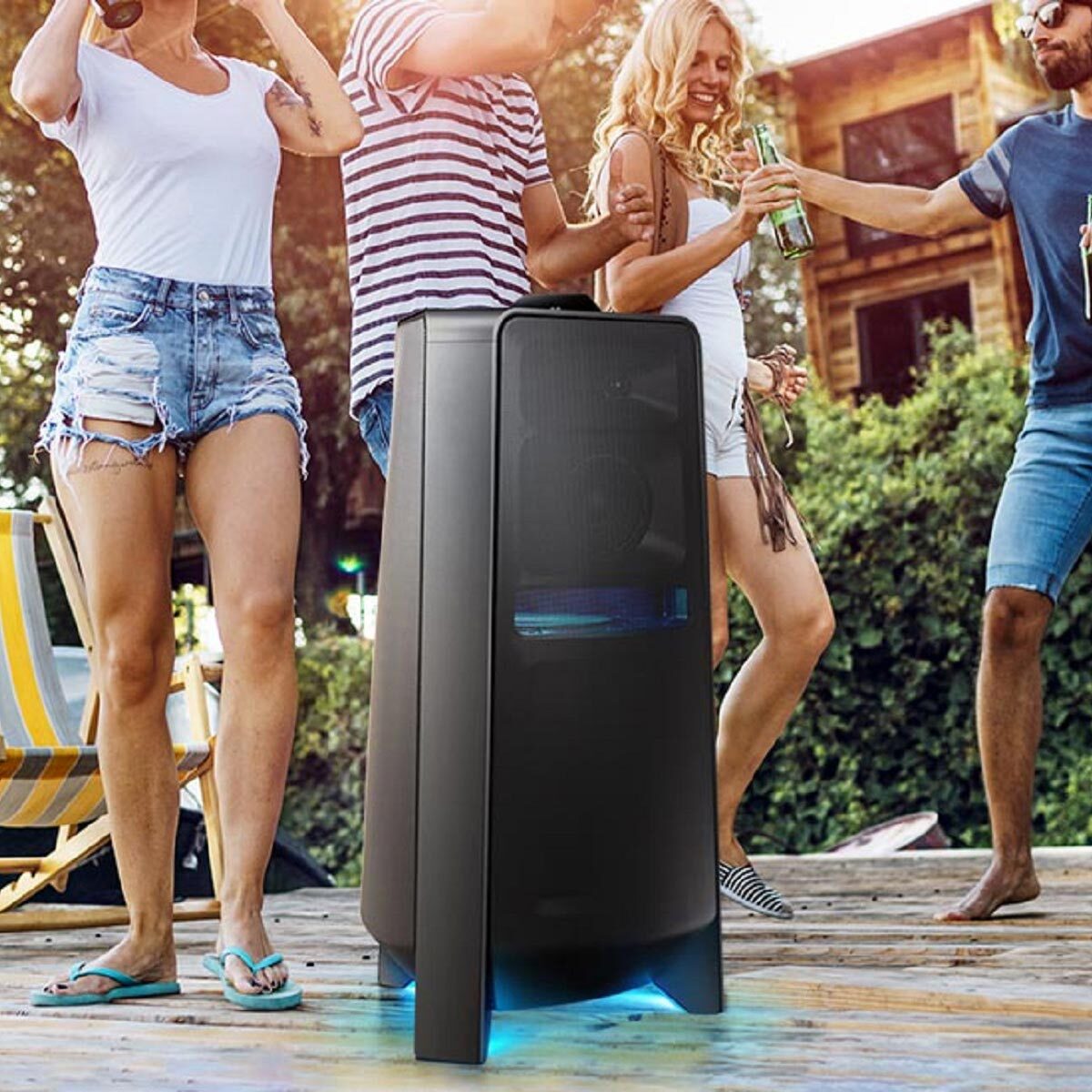 Samsung 1500W Giga Party Audio Megasound Speaker, Built in Woofer, Bi ...