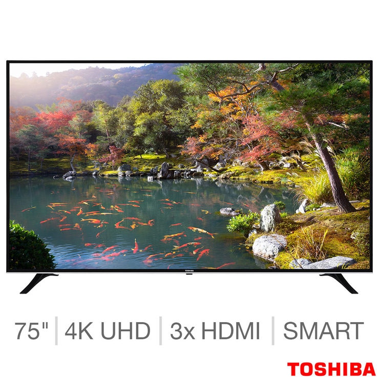 Toshiba 75U6763DB 75 Inch 4K Ultra HD Smart TV | Costco UK