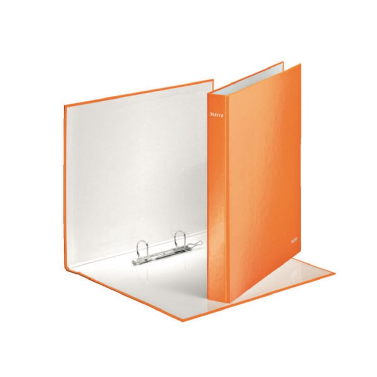 Leitz A4 Plus Orange 25mm 2D-Ring Binder - Pack of 10 | Costco UK