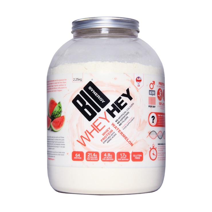 Bio-Synergy Whey Hey Watermelon Whey Protein Powder, 2.25kg (64 ...