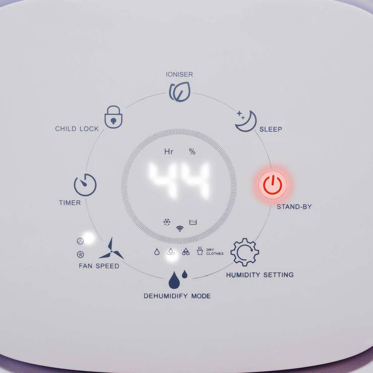 Igenix 12L Portable Dehumidifier IG9813, 15m² | Costco UK