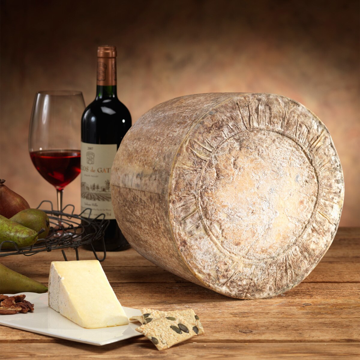 Kirkham's Lancashire Cheese Wheel, 10kg (Serves 95-100 pe...