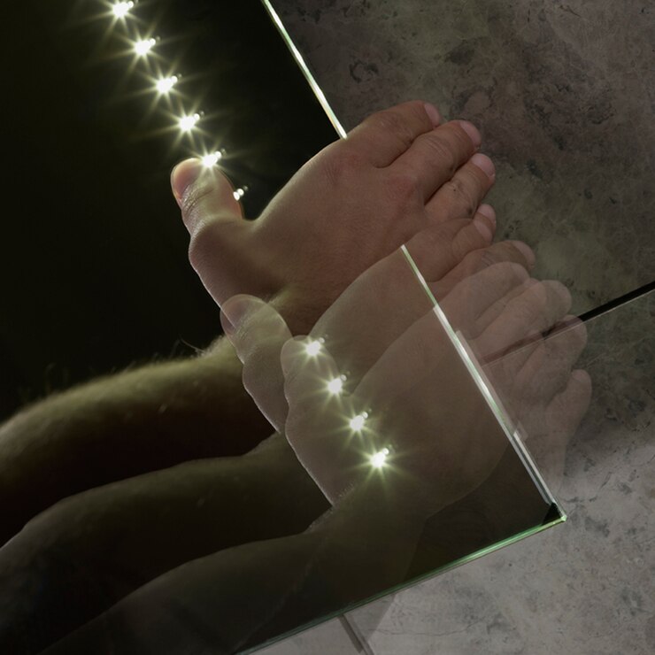 Tavistock LED Bathroom Mirror 800 x 600 x 50mm - Model SLE450 | Costco UK