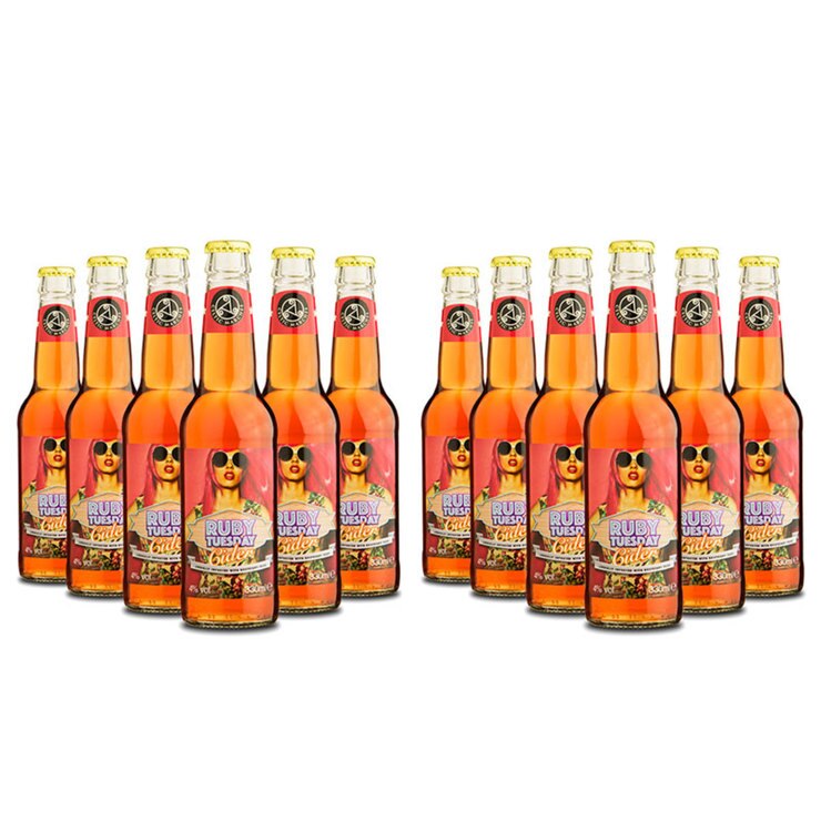 Celtic Marches Ruby Tuesday Raspberry Cider, 12 x 330ml | Costco UK