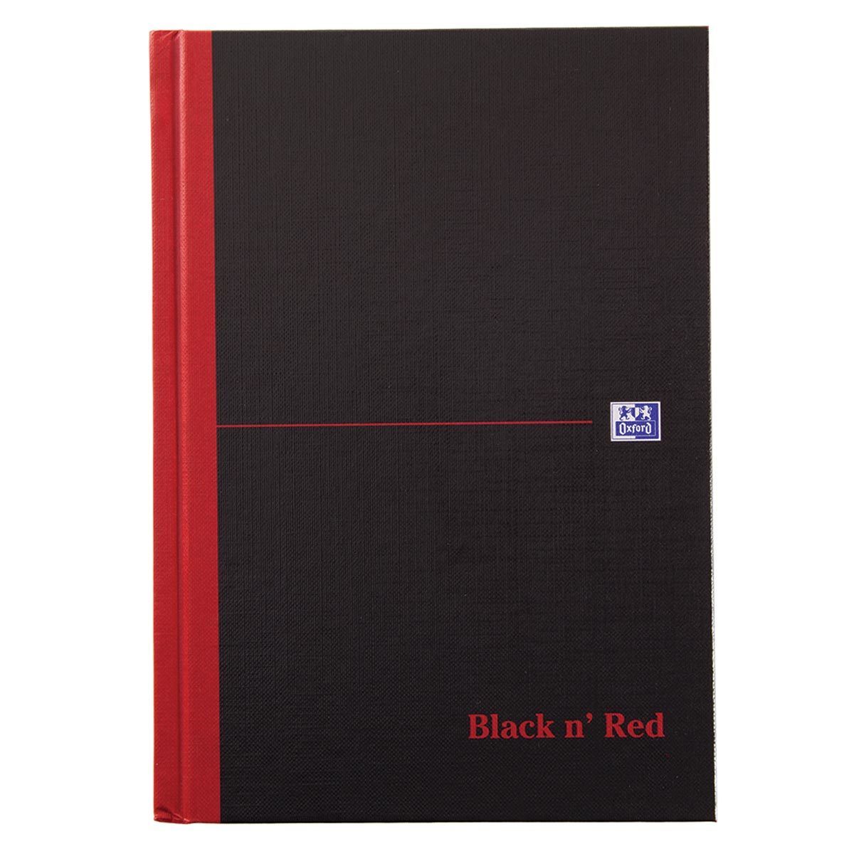 Black n Red A5 Casebound Notebook 90gsm 192 pages - Pack of 10 | Costco UK