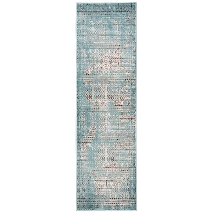 Marrakech Style Rug in Blue, 226 x 66cm | Costco UK