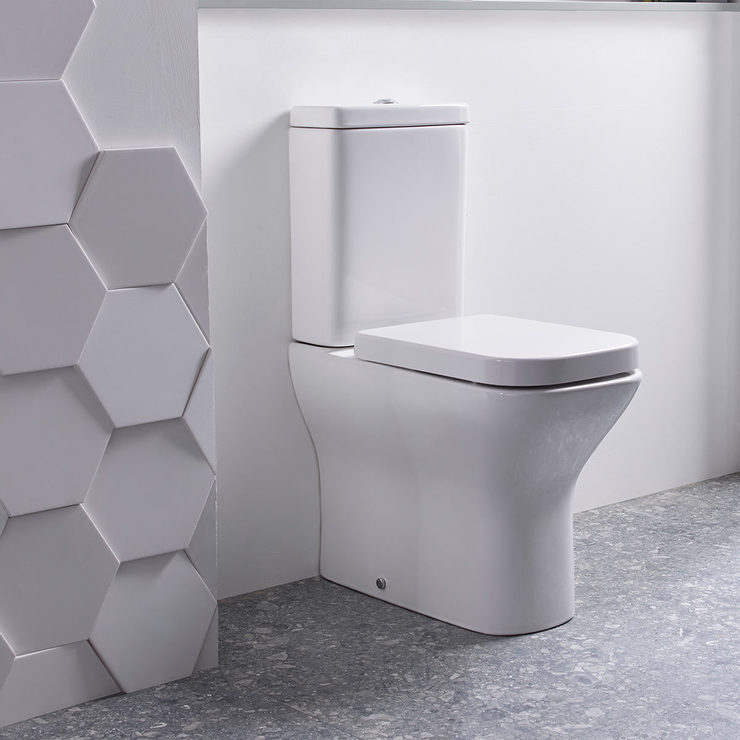 Tavistock Structure Fully Enclosed Toilet with Soft Close Seat and ... Tavistock Structure Fully Enclosed Toilet with Soft Close Seat and ...